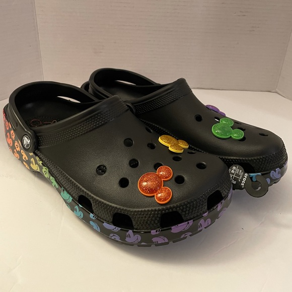 CROCS | Shoes | Crocs Classic Disney Mickey Muuse Rainbow Celebration ...